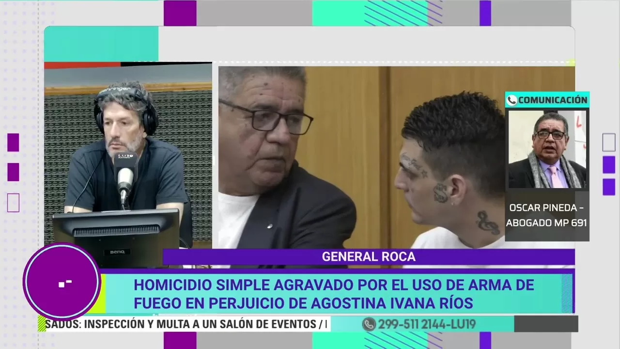 Guíñez asumió la responsabilidad por el crimen de su padre y de Agostina Ríos - Canal 10 (Radio ...